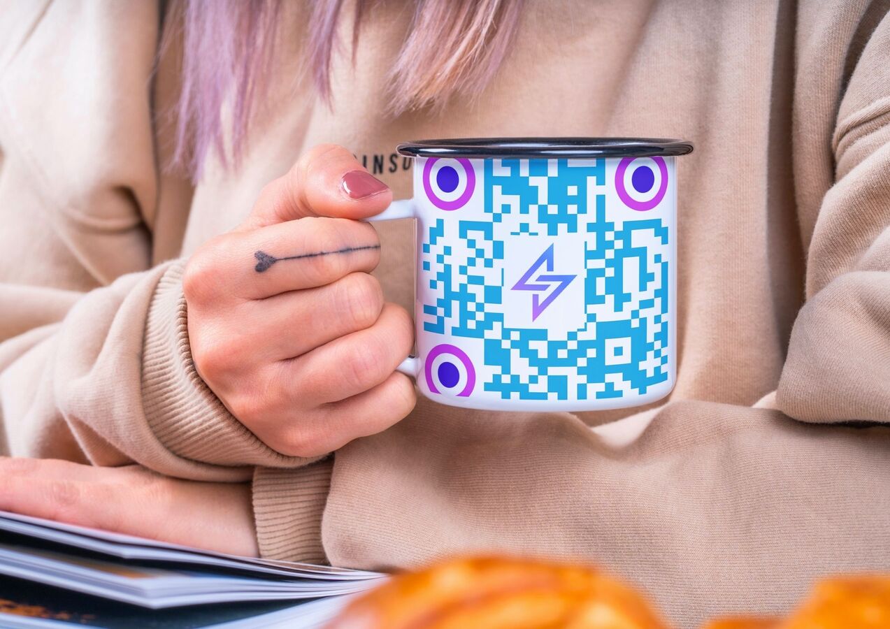 Make QR Codes for Cups | Supercode QR Code Generator